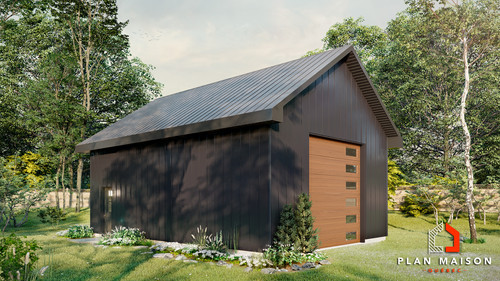 Garage détaché en plan | Plan Maison Québec