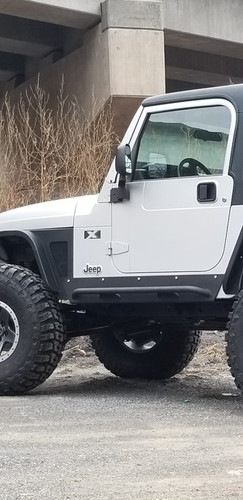 Jeep TJ Intensity Rock Sliders | Outta Hand Fab