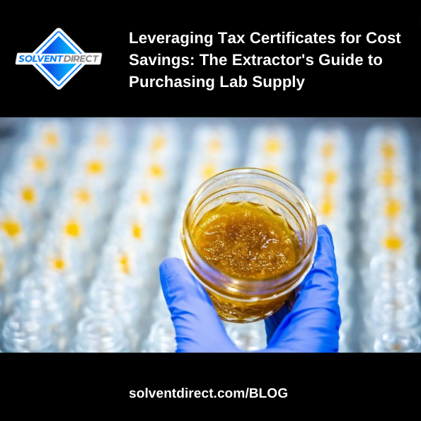Leveraging Tax Certificates for Cost Savings: The Extractor's Guide to ...