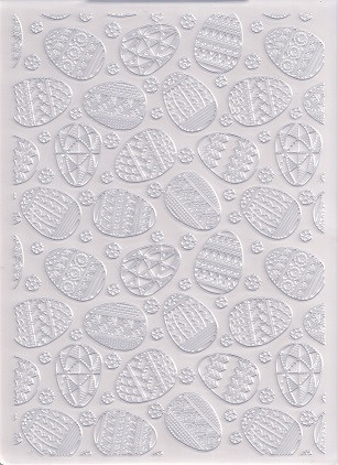 Easter Egg Embossing Folder 6" x 4" | laneyscrafts