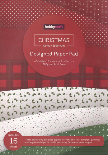 Hobbycraft - Christmas Colour Spectrum Designed Paper Pad | laneyscrafts