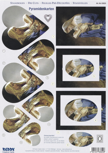 Reddy Creative Cards - Pyramid Decoupage Double Pack | laneyscrafts