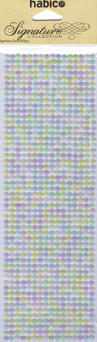 Habico - Signature Collection Assorted Pastel Sparkling Diamante Gems ...