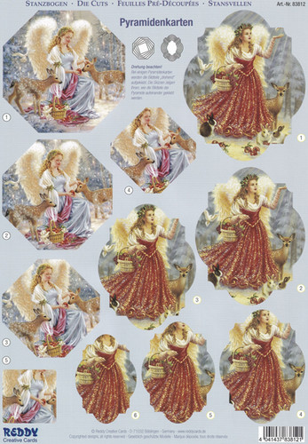 Reddy Creative Cards - Pyramid Decoupage Double Pack | laneyscrafts