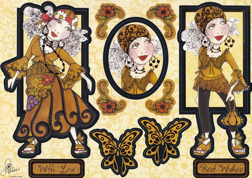 Kanban - Loralie Designs Collection - Polly & Cassie Topper Sheet ...