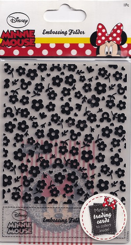 Disney - Ditsy Minnie Mouse Embossing Folder | laneyscrafts