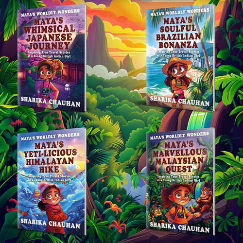 Maya’s Worldly Wonders | Children’s Illustrated Travel Adventure Books