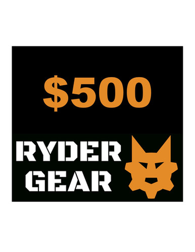 $500 Gift Certificate | Ryder Gear