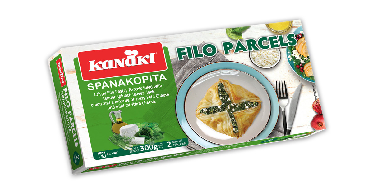 Filo Parcels | Spinach and Cheese