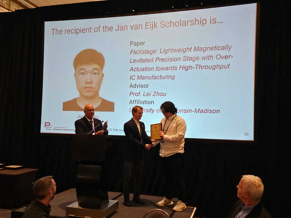 2nd Jan van Eijk Scholarship awarded