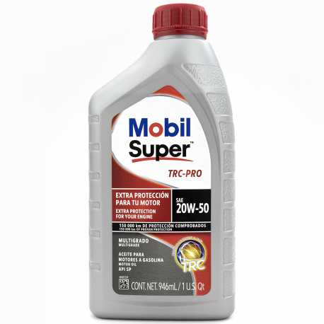 MOBIL SUPER TRC-PRO 20W/50 SINTETICO 1 LT | Trece 13 Refaccionar