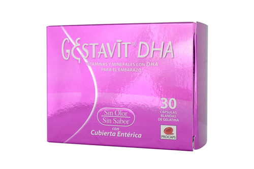 Gestavit DHA capsulas blancas X 30 | Drogueria Rondón