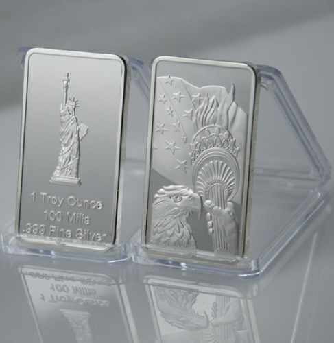 Statue of Liberty, 1 oz. Silver Bars | pockettreasures