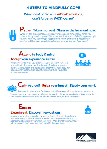 PACE Plan Coping Skills Poster | Courage Project