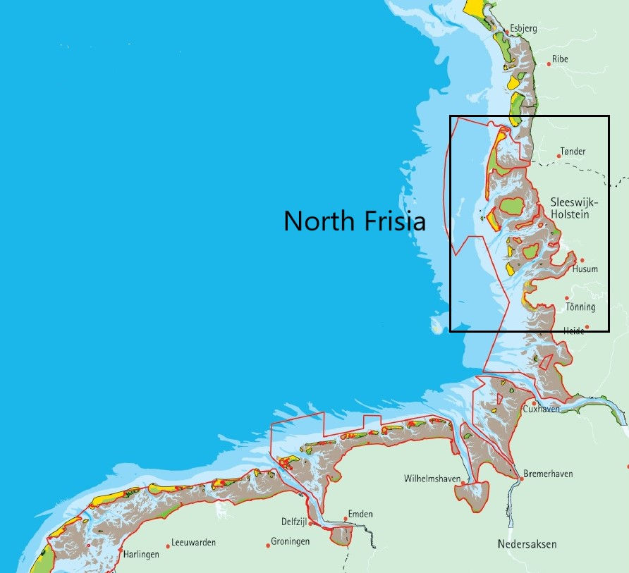 The beacons of North Frisia in Germany