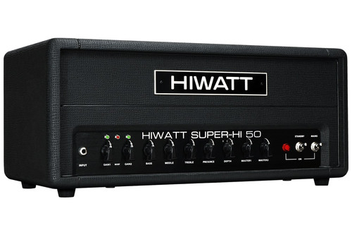 Hiwatt SUPER-HI 50 Head - 50W 2-Channel Amp w/ Extreme Gain | Creekside ...