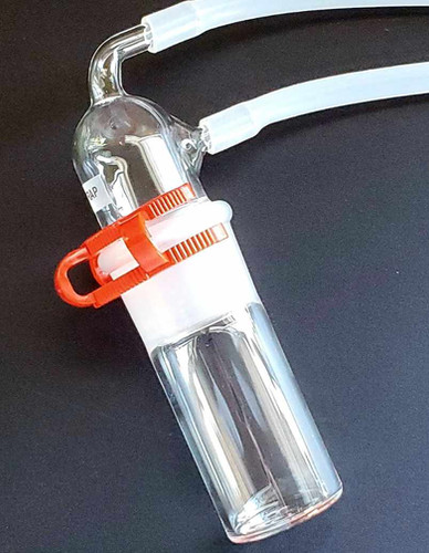 50ml Glass Trap With Tubing & Connectors | Optimize Products 1