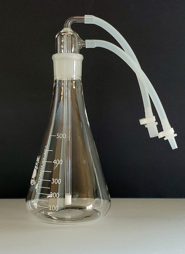 500ml Glass Flask With Tubing and Connectors | EWOT Canada