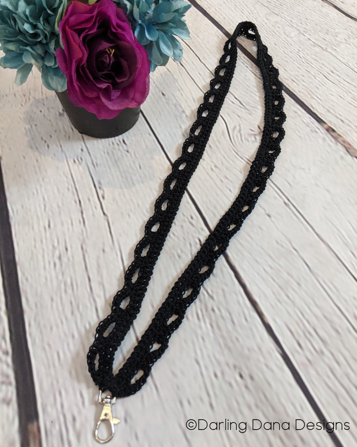 The Lacey Linda Lanyard Free Crochet Pattern