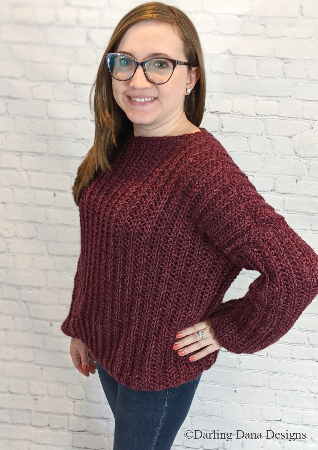 Cuddle Up Oversized Sweater Free Crochet Pattern