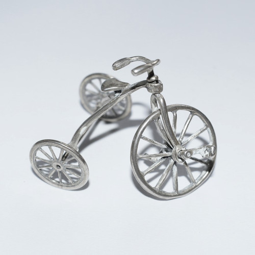 Silver model tricycle | Cycling Memorabilia | Wales