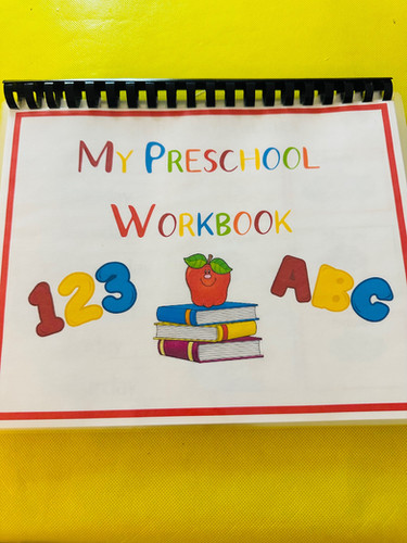 My Spiral Preschool Workbook (*not Binder) | ReadySetLearn