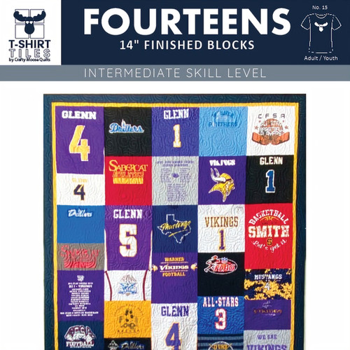 FOURTEENS Full PDF Pattern | Crafty Moose Quilts