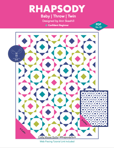 PDF Rhapsody Quilt Pattern | Crafty Moose Quilts