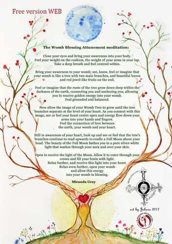 PDF Womb Blessing Meditation ilustrated | juliaro-arte