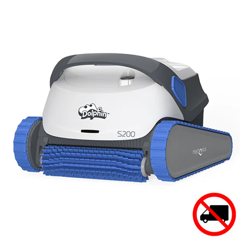Balayeuse Dolphin S200 pour piscine creusée de Maytronics | Sel-Eau-Tech