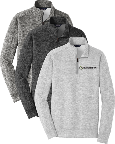 ST226 Sport-Tek® PosiCharge® Electric Heather Fleece 1/4-Zip Pullover ...