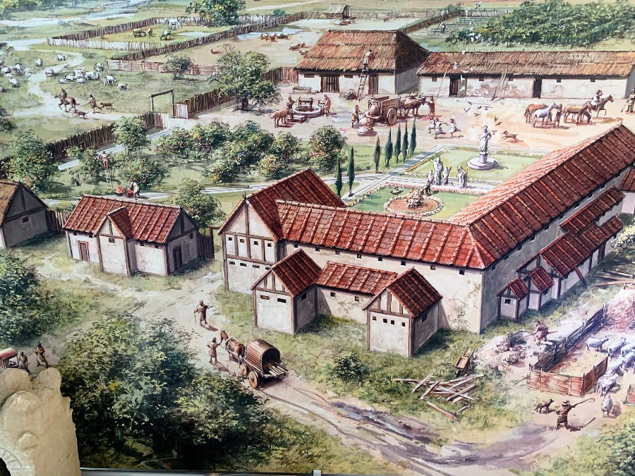 Visiting the Rockbourne Roman Villa