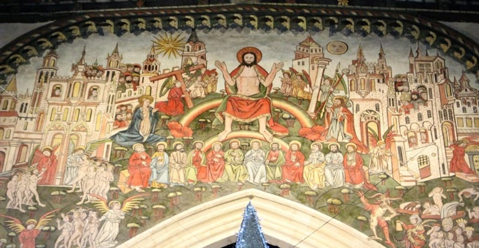 The Doom Painting of St. Thomas's Church in Salisbury