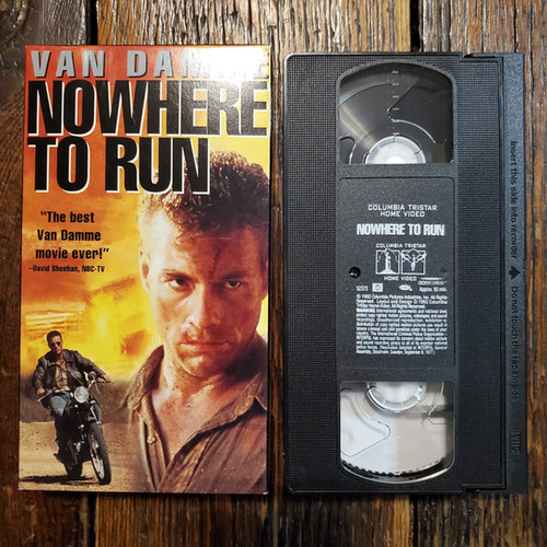 NOWHERE TO RUN - VHS Tape | CAVITY CuriosityShop