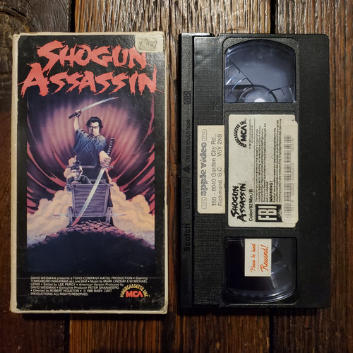 SHOGUN ASSASSIN - VHS Cut Box Slip Case Ex- rental | CAVITY CuriosityShop