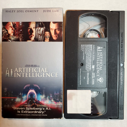 ARTIFICIAL INTELLIGENCE - VHS Tape | CAVITY CuriosityShop