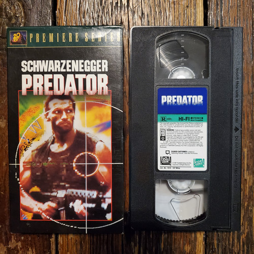 PREDATOR - VHS Tape | CAVITY CuriosityShop