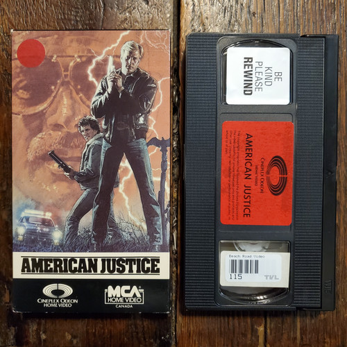 AMERICAN JUSTICE - VHS Tape | CAVITY CuriosityShop