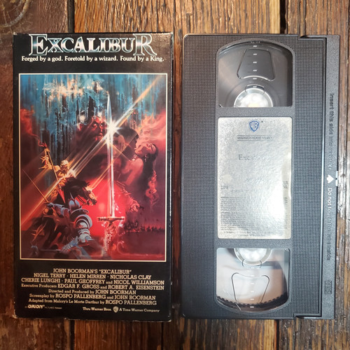 EXCALIBUR - VHS Tape | CAVITY CuriosityShop