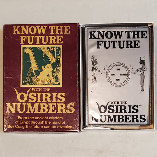 1980 KNOW THE FUTURE with the OSIRIS NUMBERS - Vintage Box Set | CAVITY ...