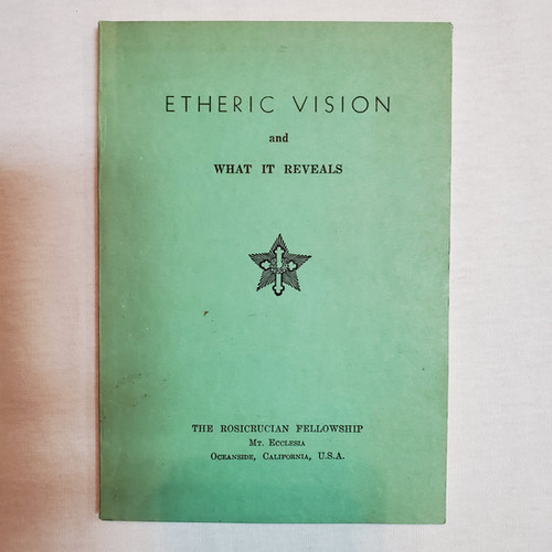 ETHERIC VISION AND WHAT IT REVEALS - Softcover Book | CAVITY CuriosityShop