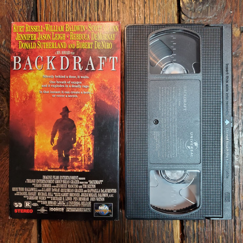 BACKDRAFT - VHS Tape | CAVITY CuriosityShop