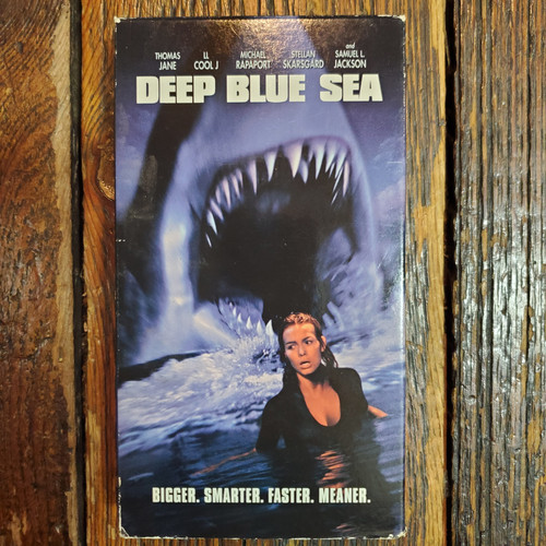 DEEP BLUE SEA - VHS Tape | CAVITY CuriosityShop