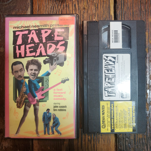 TAPE HEADS - VHS Tape (Cut Box Ex-Rental) | CAVITY CuriosityShop