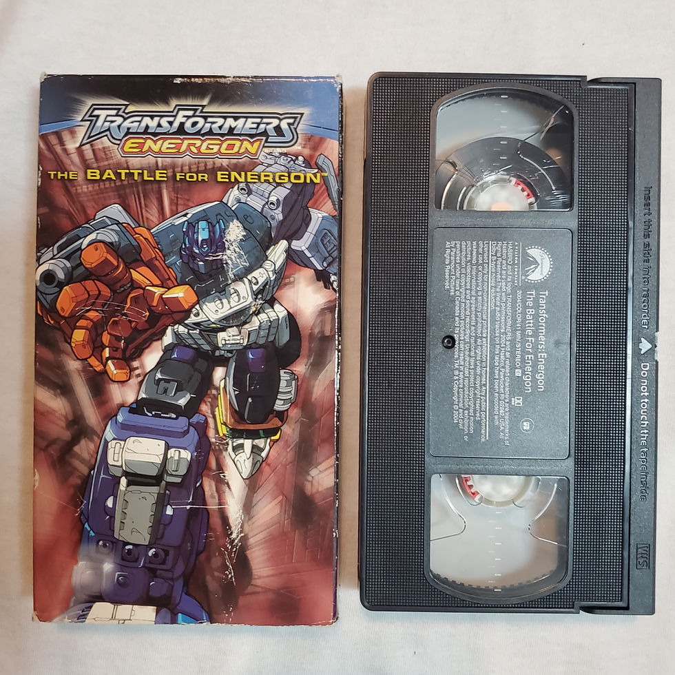 TRANSFORMERS Energon : The Battle for Energon - VHS Tape | CAVITY ...