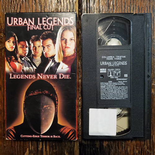 URBAN LEGENDS Final Cut - VHS Tape | CAVITY CuriosityShop
