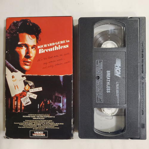 BREATHLESS - VHS Tape (Ex-Rental) | CAVITY CuriosityShop