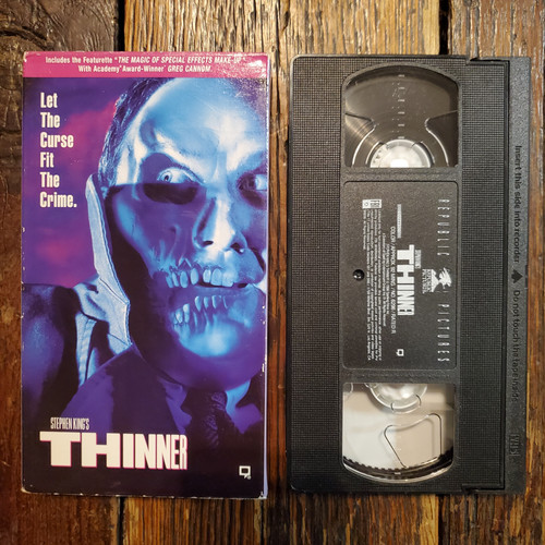 THINNER - VHS Tape | CAVITY CuriosityShop