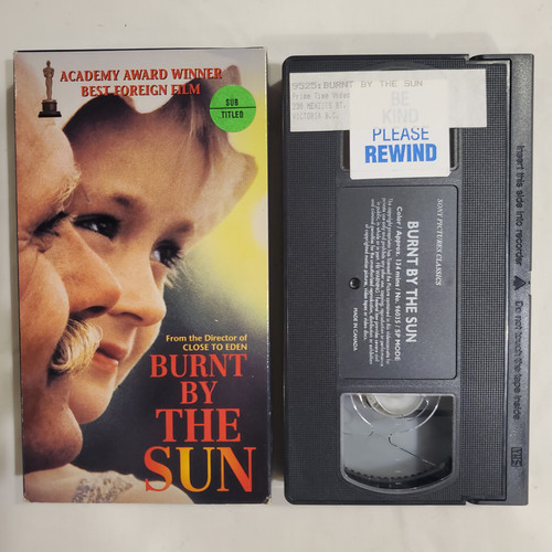 BURNT BY THE SUN - VHS Tape (Ex-Rental) | CAVITY CuriosityShop