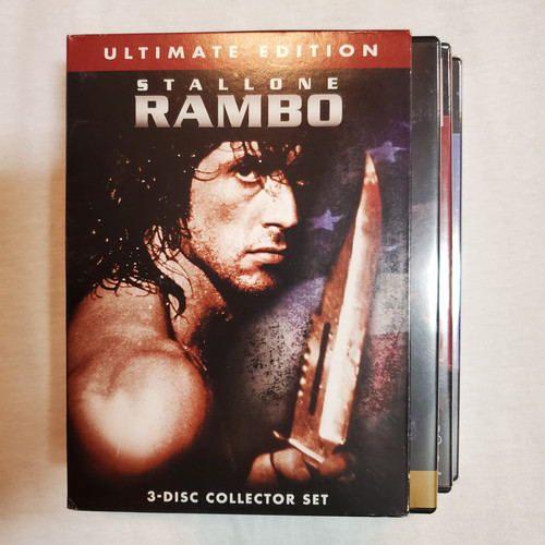 RAMBO Box Set - 3 x DVD Ultimate Edition | CAVITY CuriosityShop